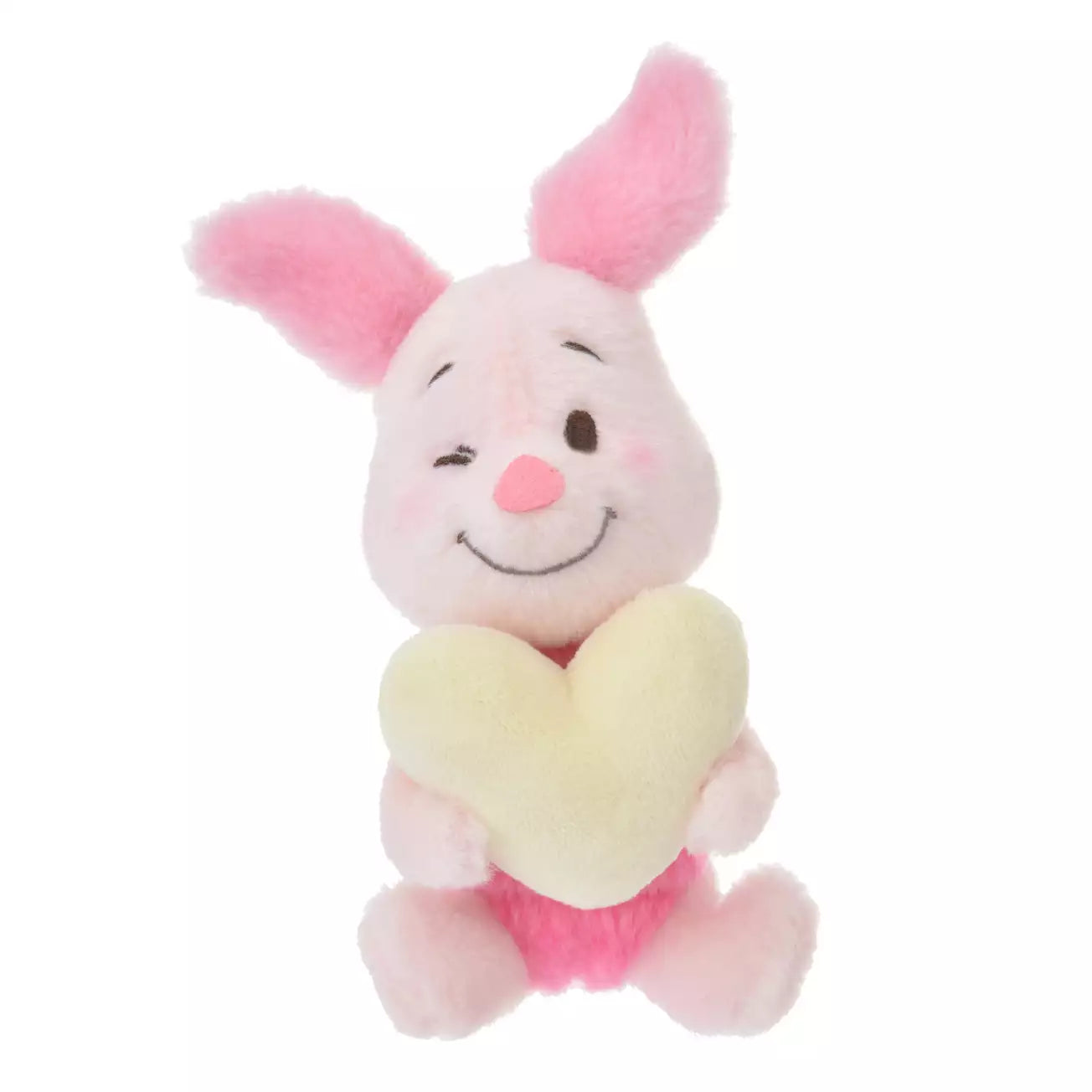 JDS Smiley Heart x Piglet Plush Keychain – Momoko Cosmetics