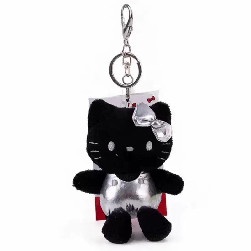 Sanrio x And St 10C REPIPI BLACKxSILVER Hello Kitty plush keychain – Momoko Cosmetics