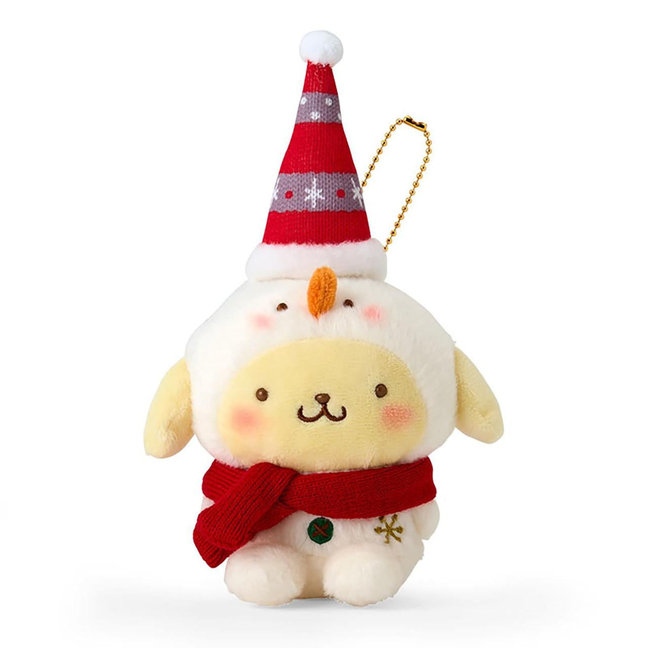 Sanrio Christmas Edition Pompompurin Mascot Holder – Momoko Cosmetics