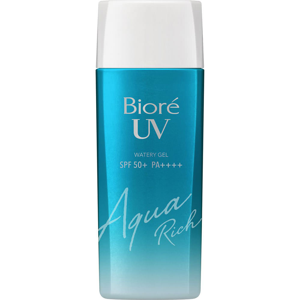BIORE smooth UV Aqua Rich Watery gel type Sunscreen SPF50+ PA ...