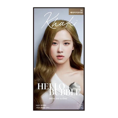 MISE EN SCENE Hello Bubble Hair Color 7K Ash Khaki – Momoko Cosmetics