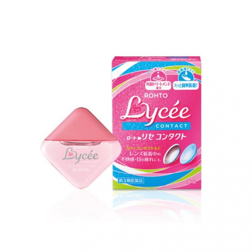 ROHTO Lycee Eye Drop For Contact Lens 8ml – Momoko Cosmetics